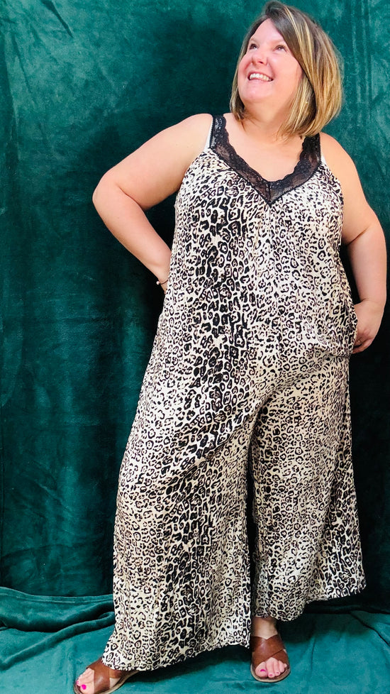 Combinaison léopard | Grande taille | Poussine s'habille – poussineshabille